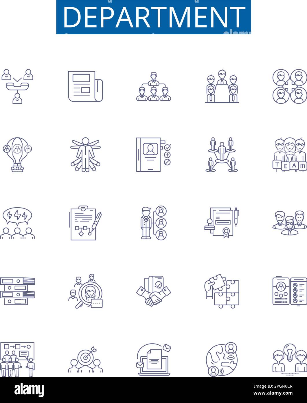 Zeichen für Abteilungslinien festgelegt. Design-Sammlung von Division ...