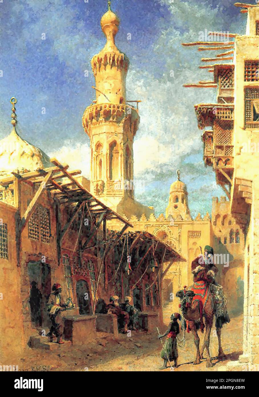 Haag Carl - die Moschee von El-Ghoree Kairo - Deutsche Schule - 19 ...