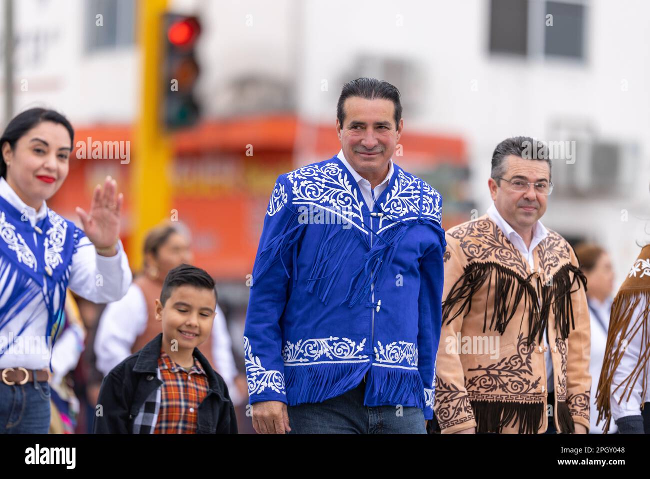 Valle Hermoso, Tamaulipas, Mexiko - 18. März 2023: City Anniversary ...