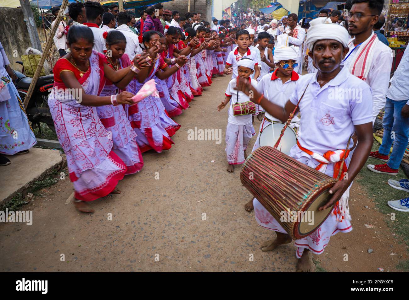 Potka, Ostsinghbhum, Indien. 24. März 2023. Das von dem nationalen Organisationskomitee für das ...