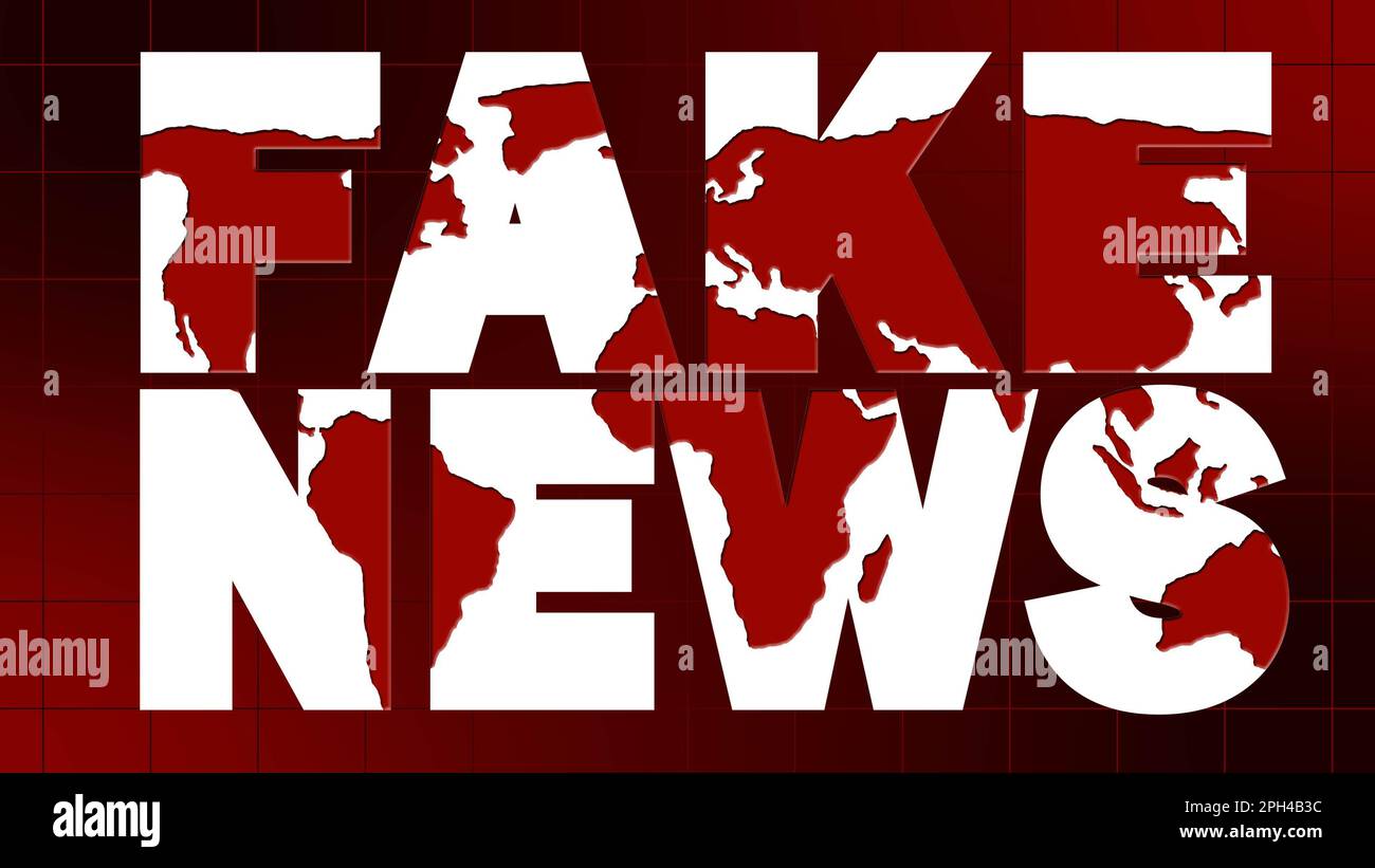 Fake News - Designvorlage für Nachrichtensender oder Internet-tv ...