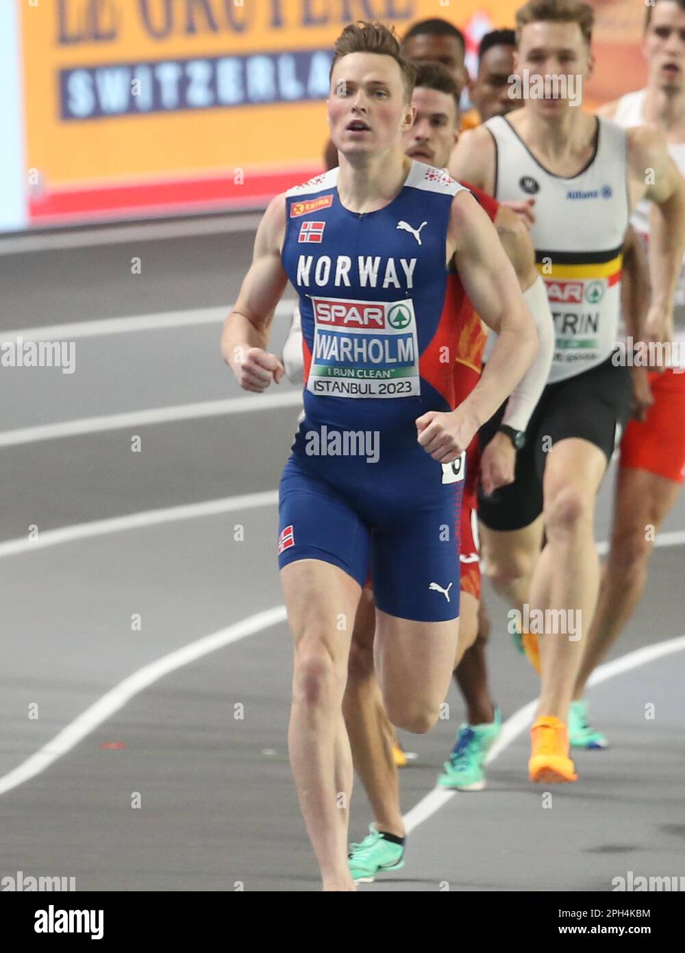 Karsten WARHOLM von Norwegen Halbfinale der 400m Männer während der ...