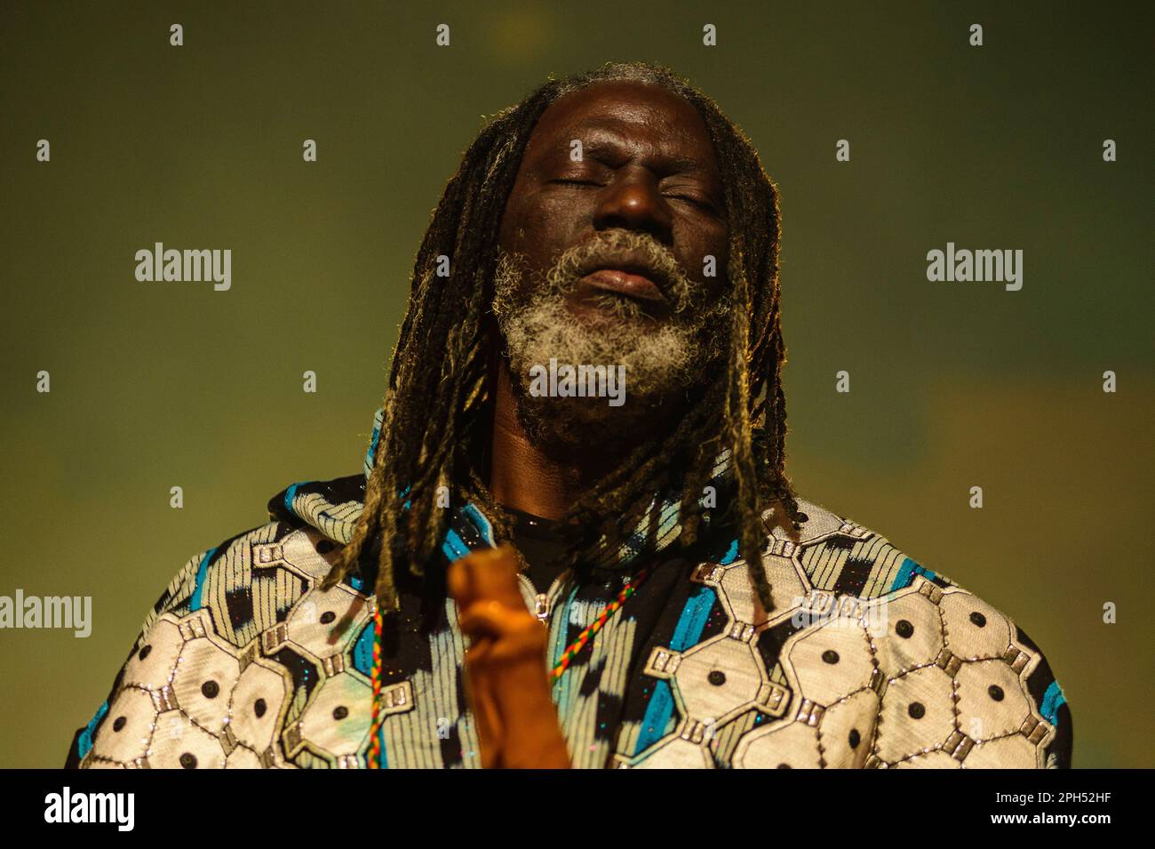 Der ivorische Reggae-Sänger Tiken Jah Fakoly tritt live in Brüssel auf ...