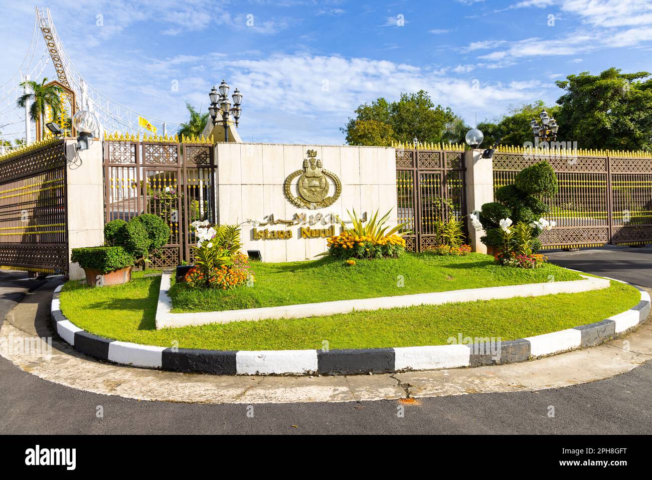 8 3 2023 akade des Palastes Nurul Iman, die offizielle Residenz des ...