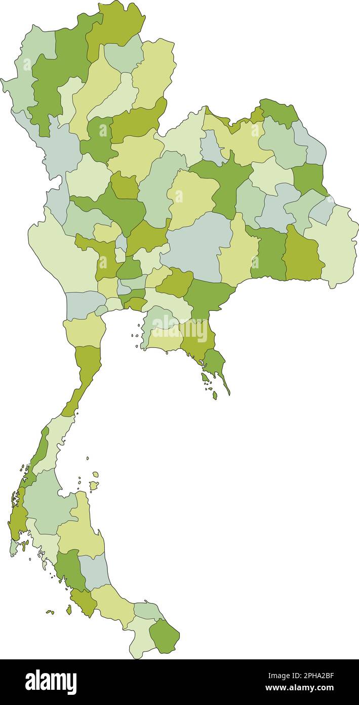Thailand political map capital bangkok Ausgeschnittene Stockfotos und ...
