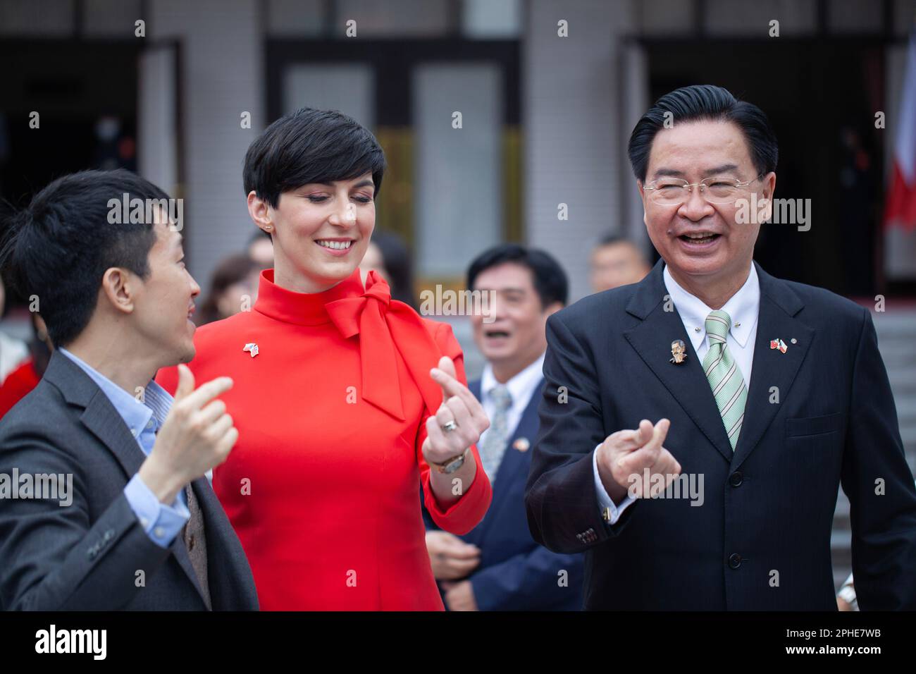 Ein herzliches Willkommen der Präsidentin des tschechischen Parlaments ...