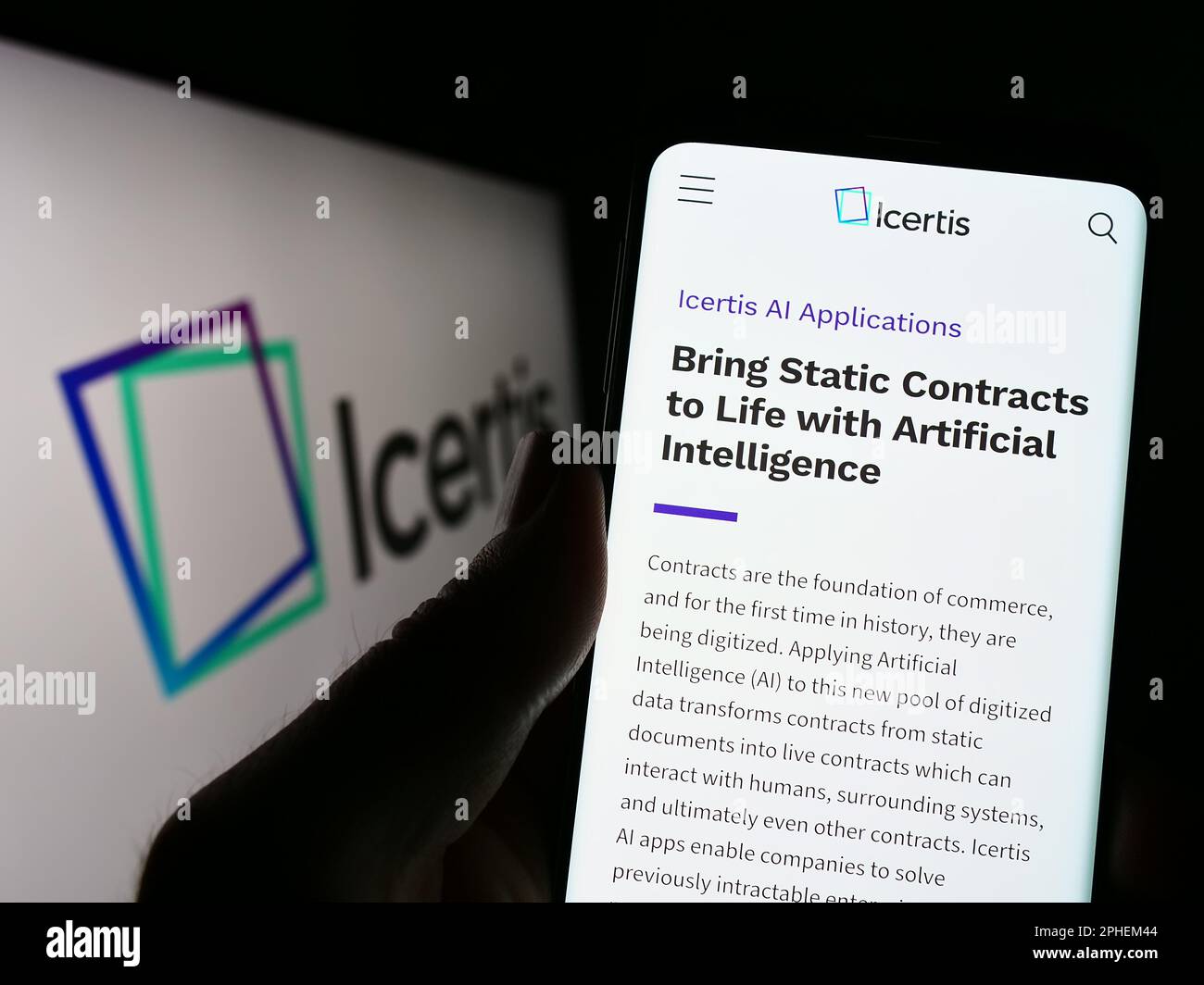 Icertis logo -Fotos und -Bildmaterial in hoher Auflösung – Alamy