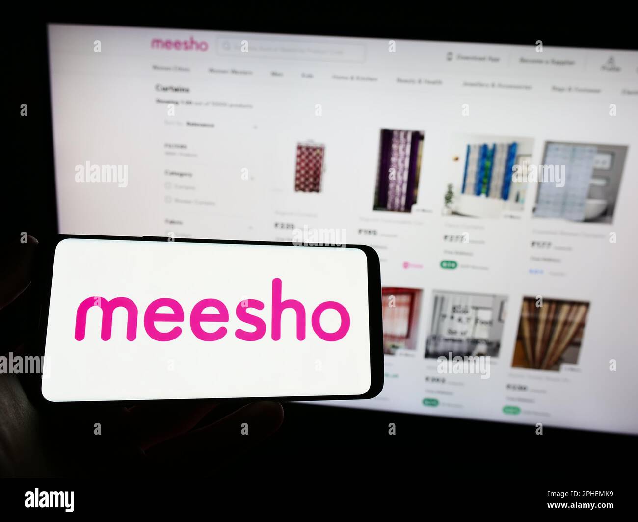 Meesho logo -Fotos und -Bildmaterial in hoher Auflösung – Alamy