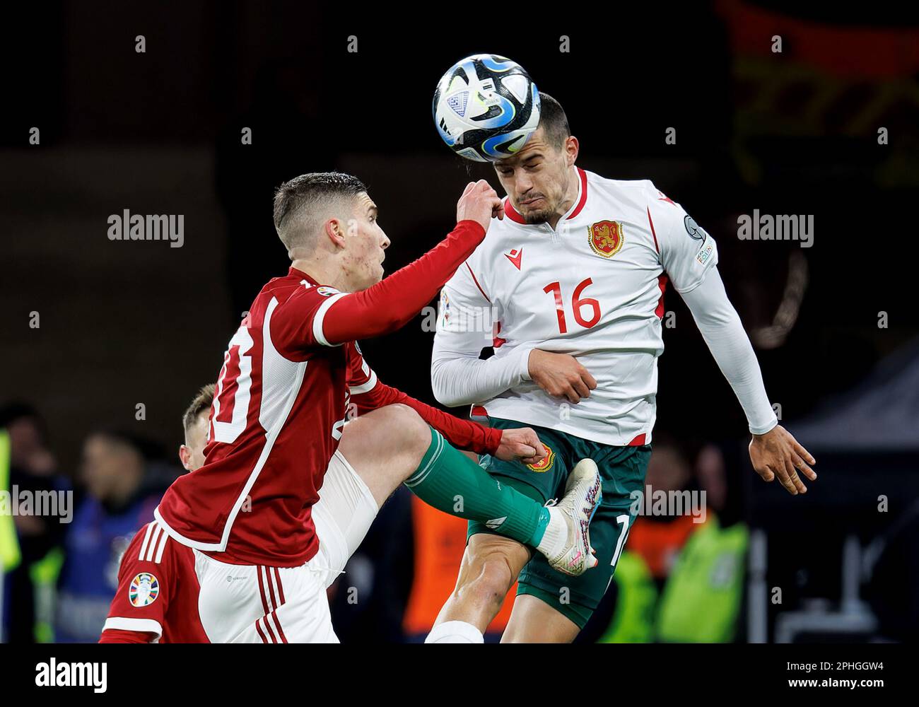 BUDAPEST, UNGARN - MÄRZ 27: Marin Petkov aus Bulgarien kämpft mit ...