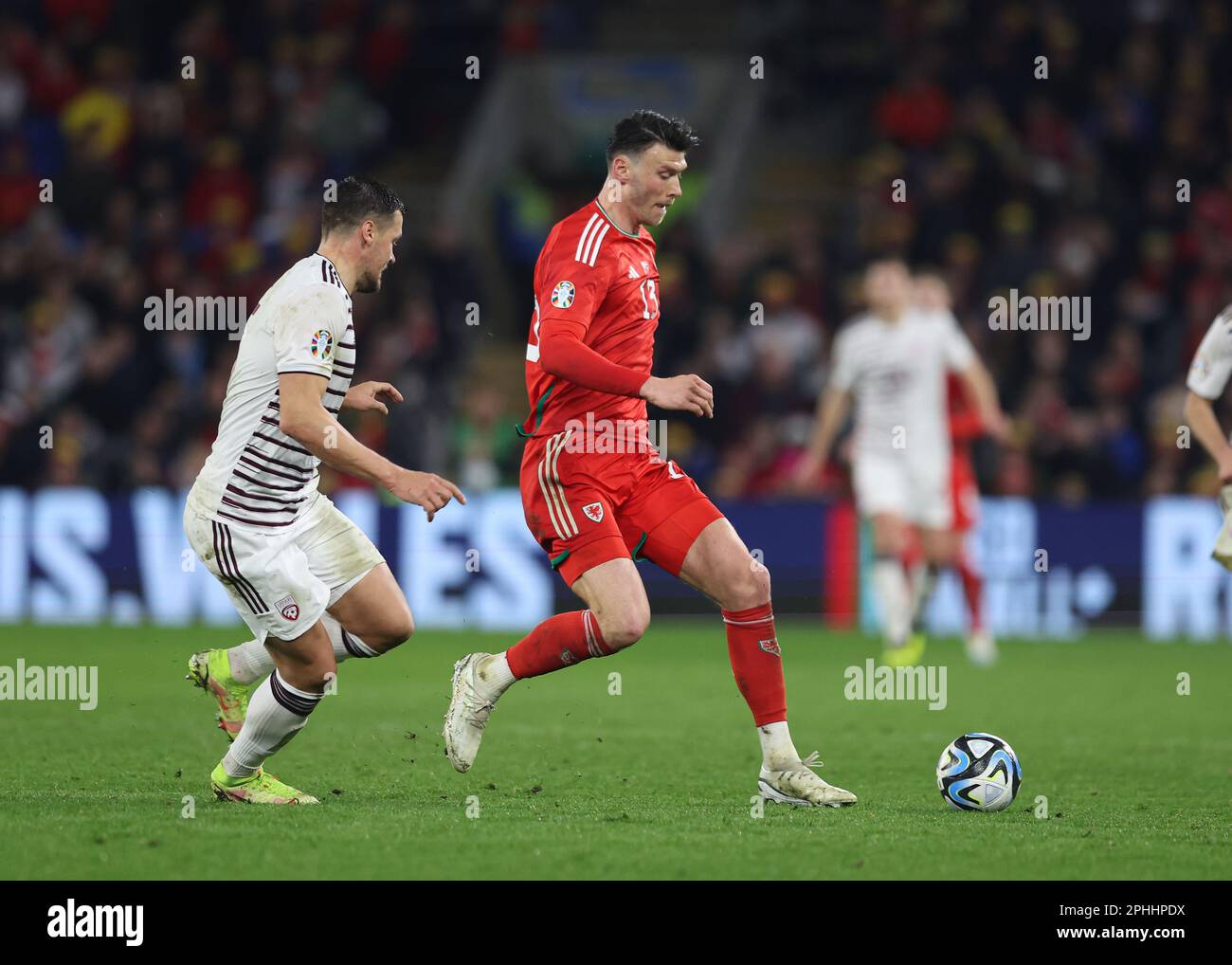 28. März 2023; Cardiff City Stadium, Cardiff, Wales: Euro 2024 ...