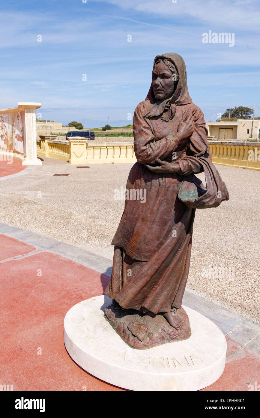 Gharb, Gozo Island, Malta. 22. März 2023. Die Basilika Ta' Pinu ...