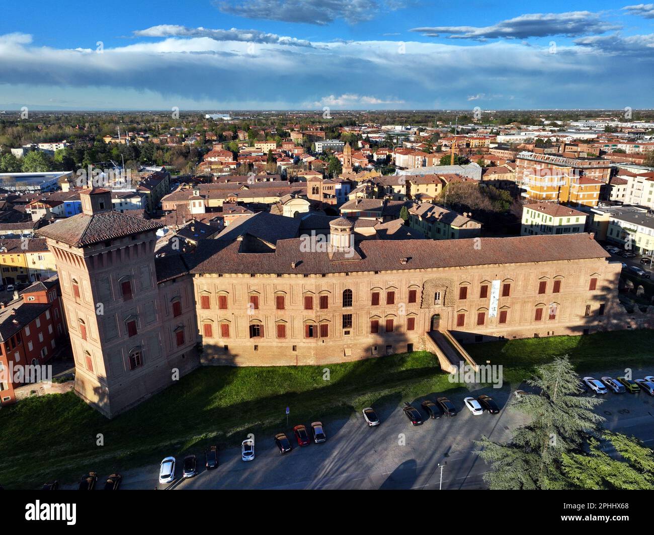 Die Burg Boiardo, auch Rocca von Scandiano oder Scandiano Castle ...