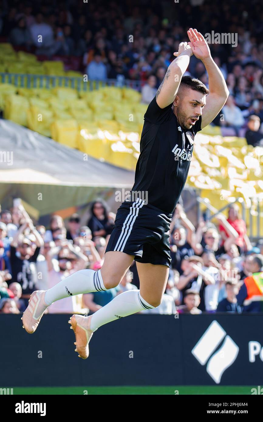 BARCELONA – MÄRZ 26: DjMariio (berühmter FIFA Youtube Streamer) in ...