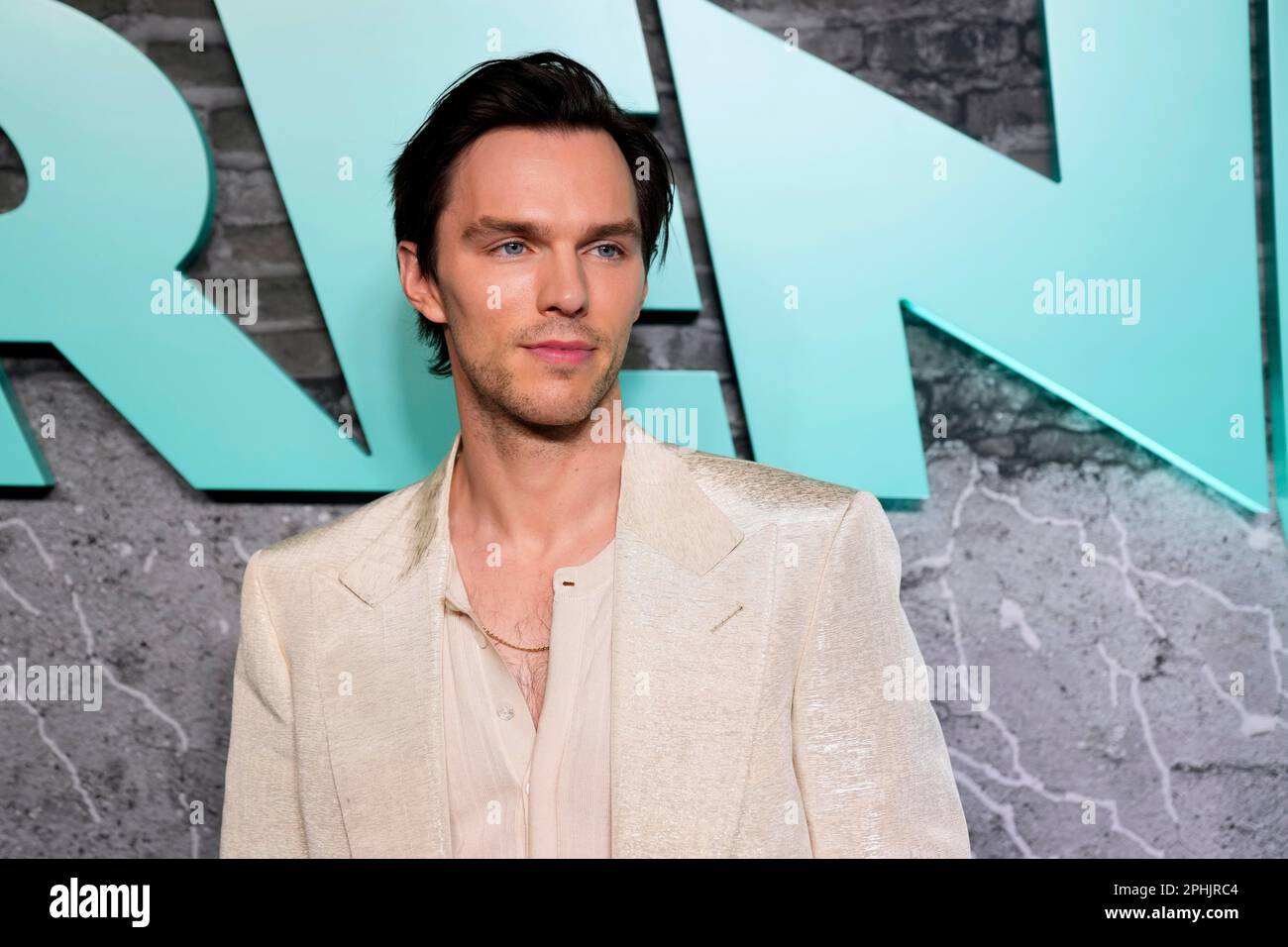 Nicholas Hoult attends the "Renfield" premiere at the Museum of Modern ...