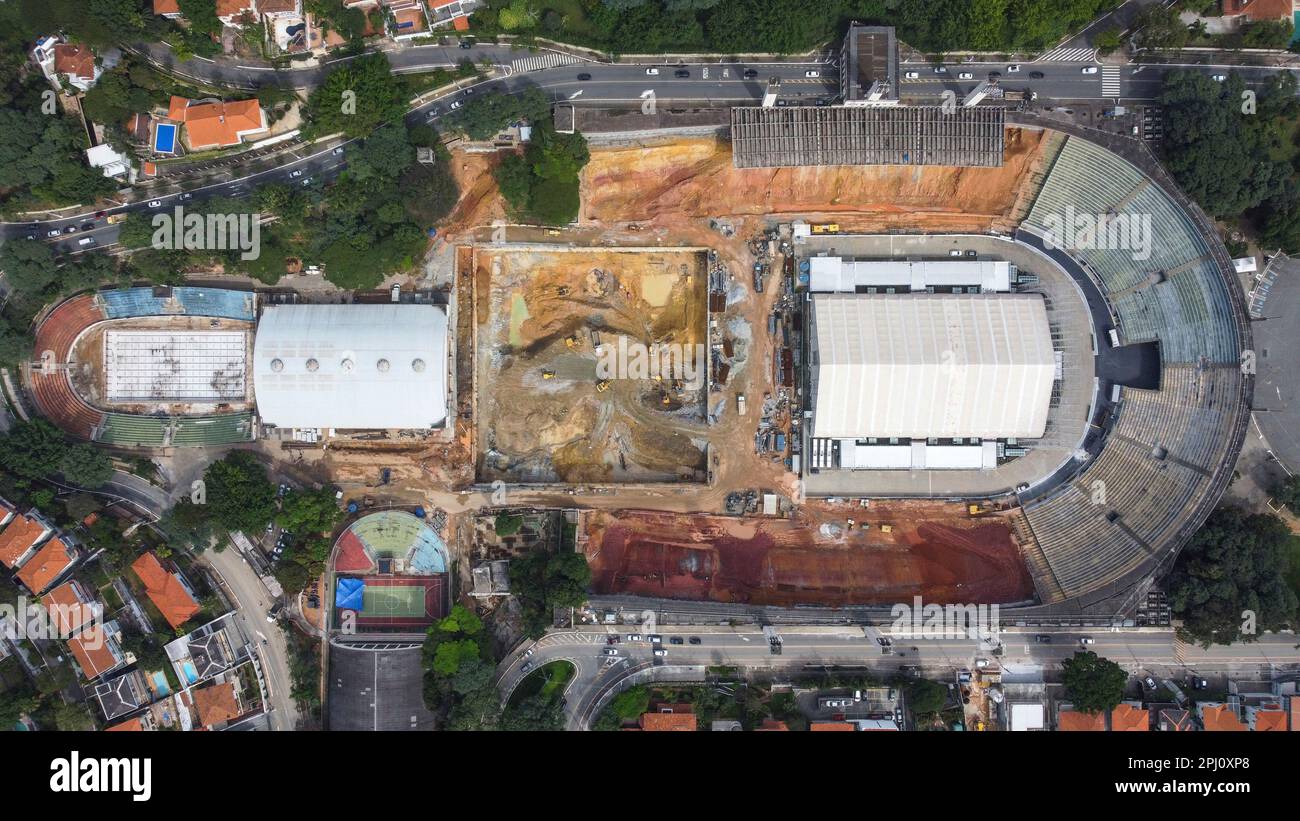 SP - SAO PAULO - 03/30/2023 - PACAEMBU STADIUM, RENOVATIONS - The ...