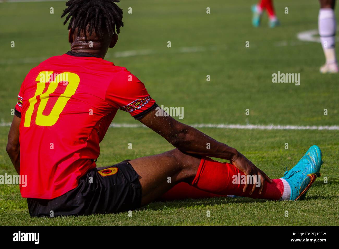 Gelson Dala von Ghana bei den Qualifizierungen des Africa Cup of ...