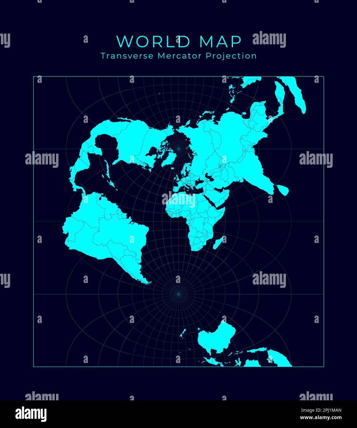 Transverse mercator Stock-Vektorgrafiken kaufen - Alamy
