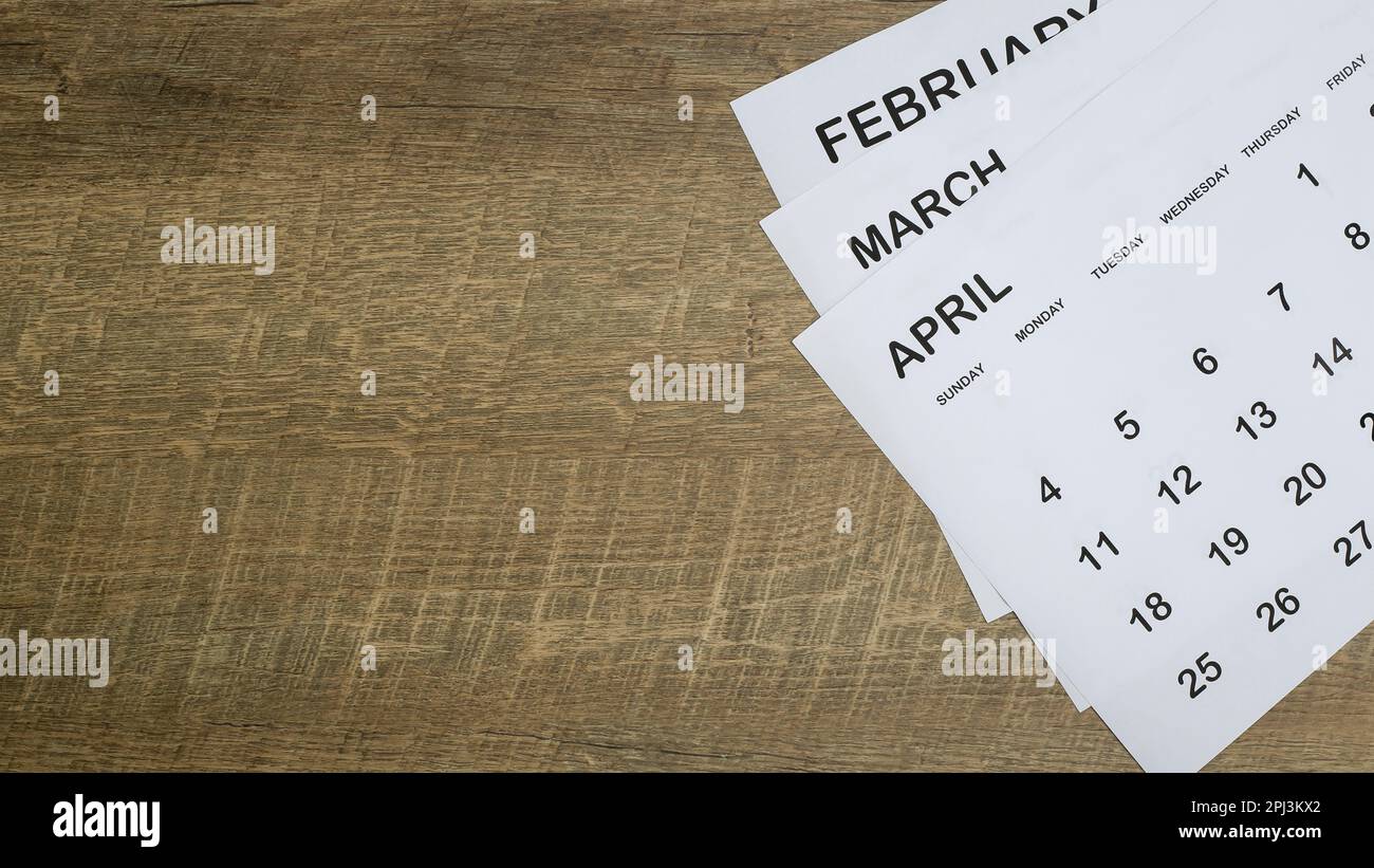 Leerer kalender -Fotos und -Bildmaterial in hoher Auflösung – Alamy