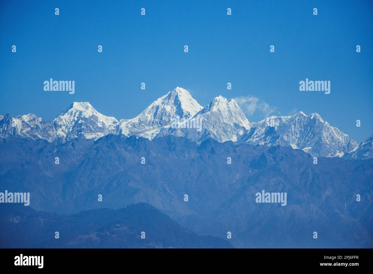 Vista delle gamme himal del monte ganesh -Fotos und -Bildmaterial in ...