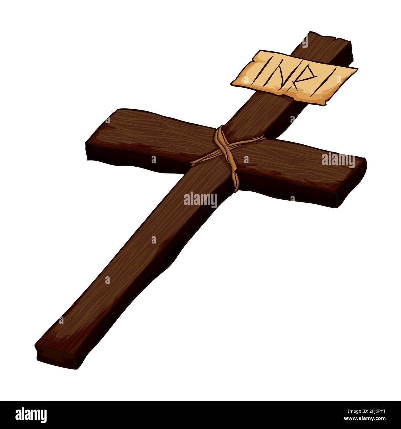 Inri cross Stock-Vektorgrafiken kaufen - Alamy