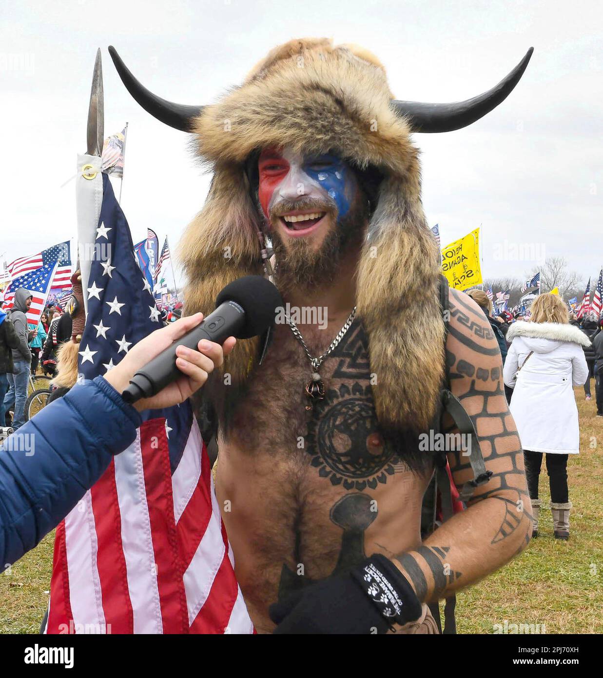 MARCH 30th 2023: Jacob Chansley - aka QAnon Shaman Jake Angeli ...