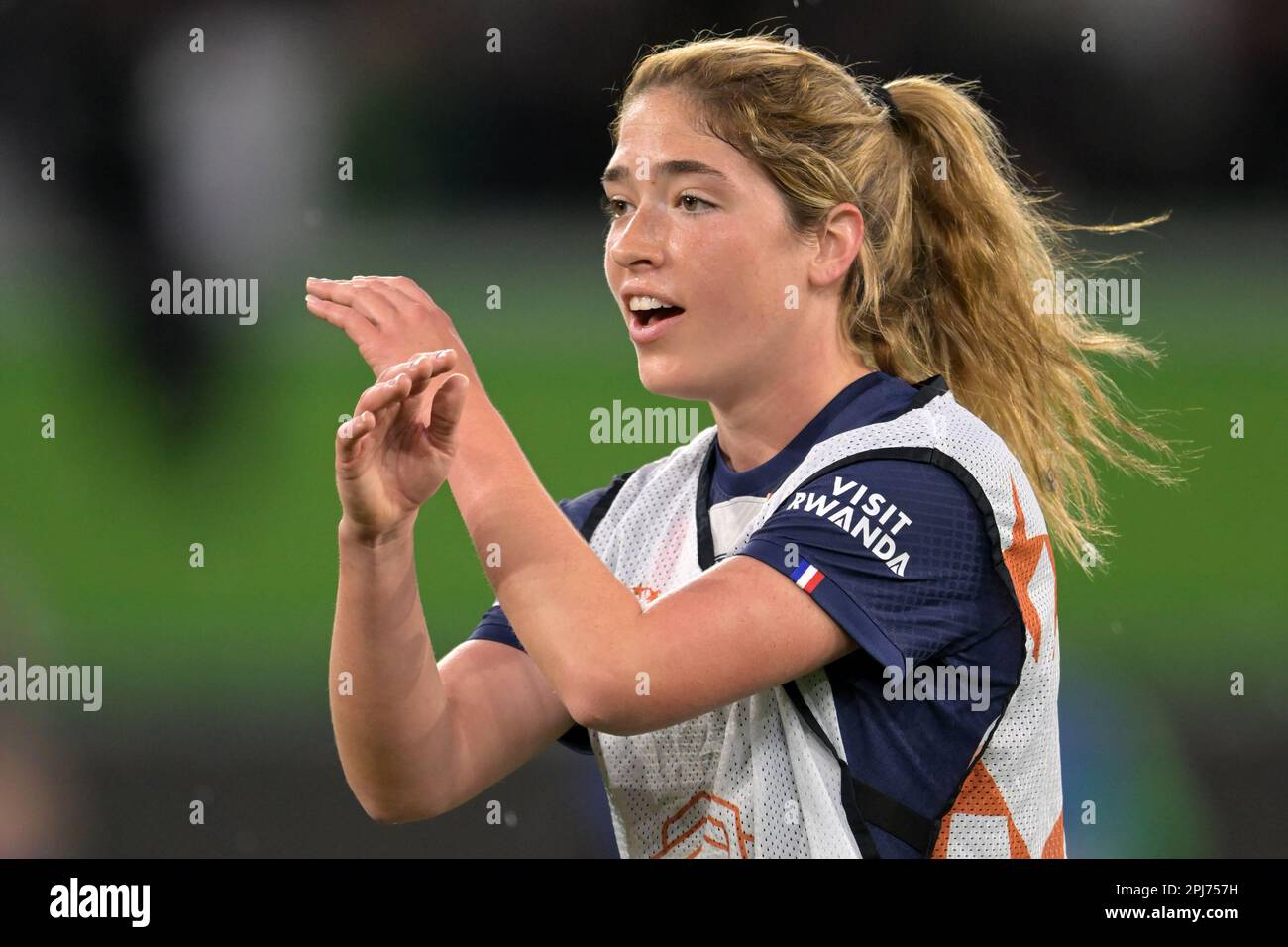 WOLFSBURG - Korbin Albert von Paris Saint-Germain-Frauen beim ...
