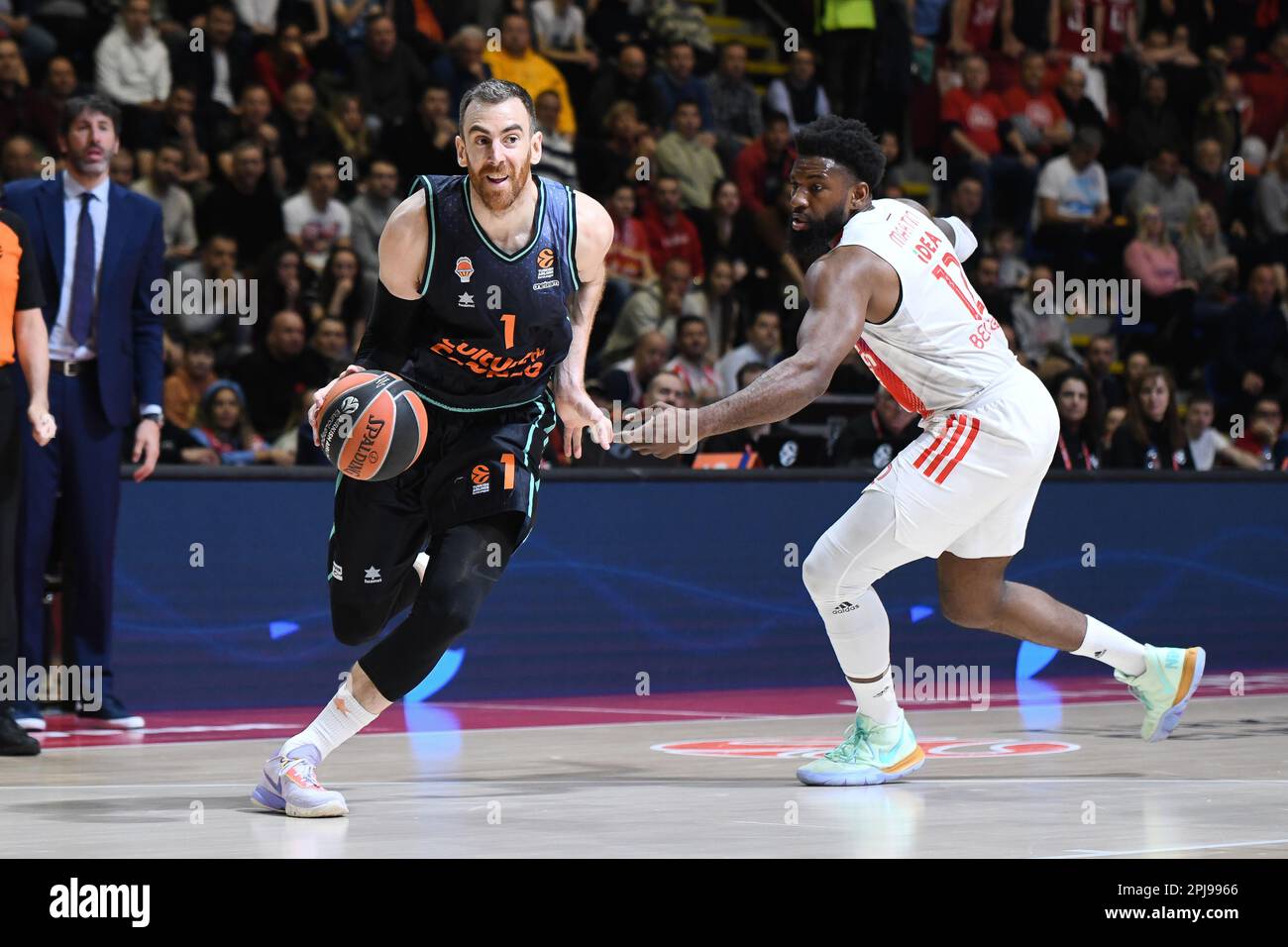 Belgrad, Serbien, 29. März 2023. Victor Claver von Valencia Basket ...
