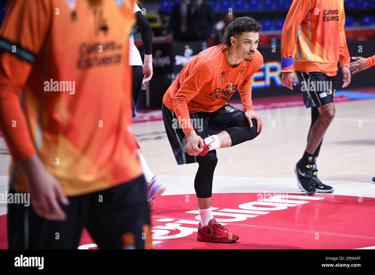 Belgrad, Serbien, 29. März 2023. Jonah Radebaugh von Valencia Basket ...