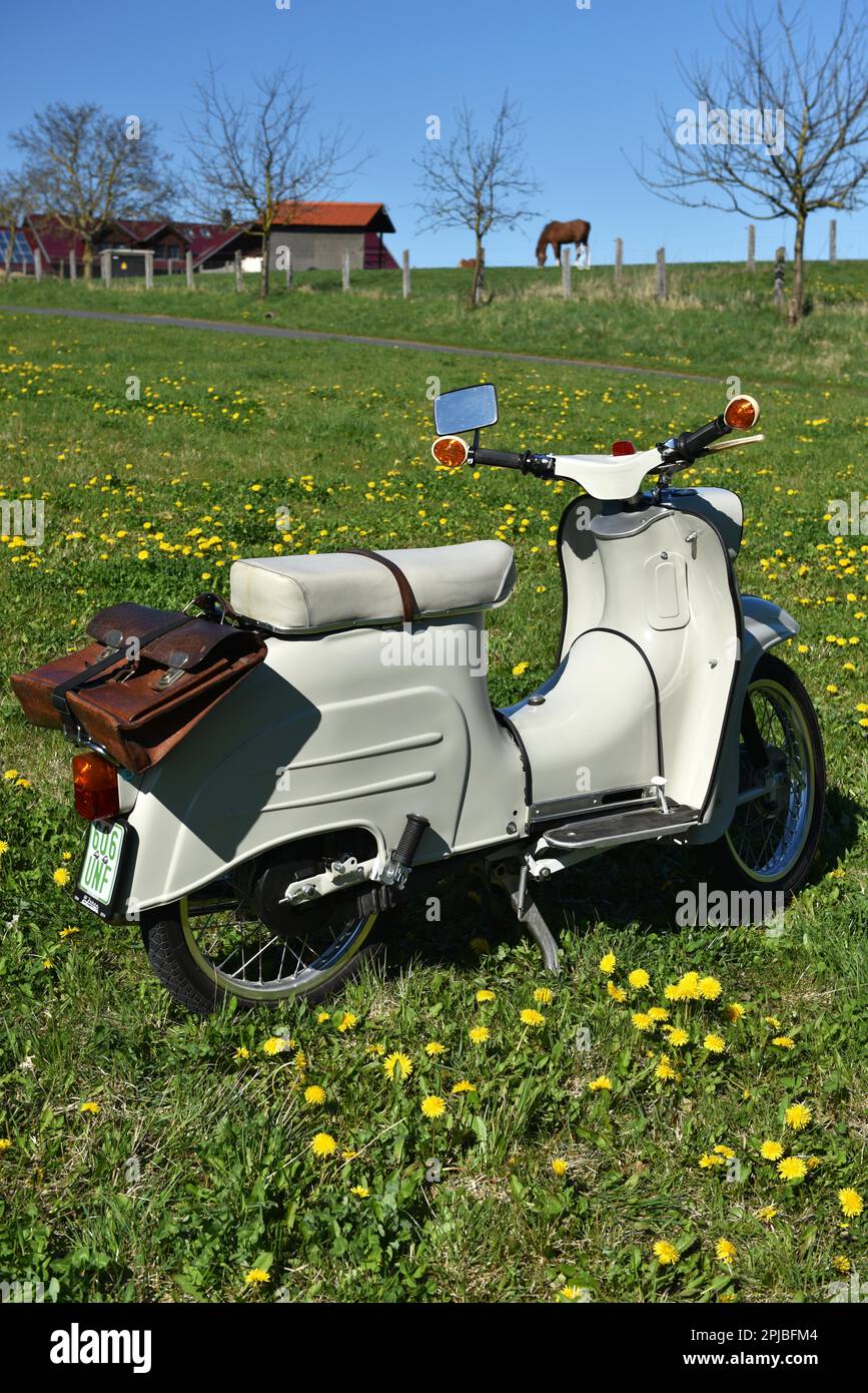Oldtimer, DDR Moped Schwalbe KR 51. Baujahr 1967, Suhl, Deutschland ...