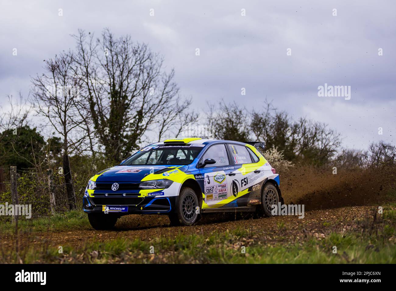 Capdenac, Frankreich. 01. April 2023. 03 CLEMENCON Benjamin, FOURET ...