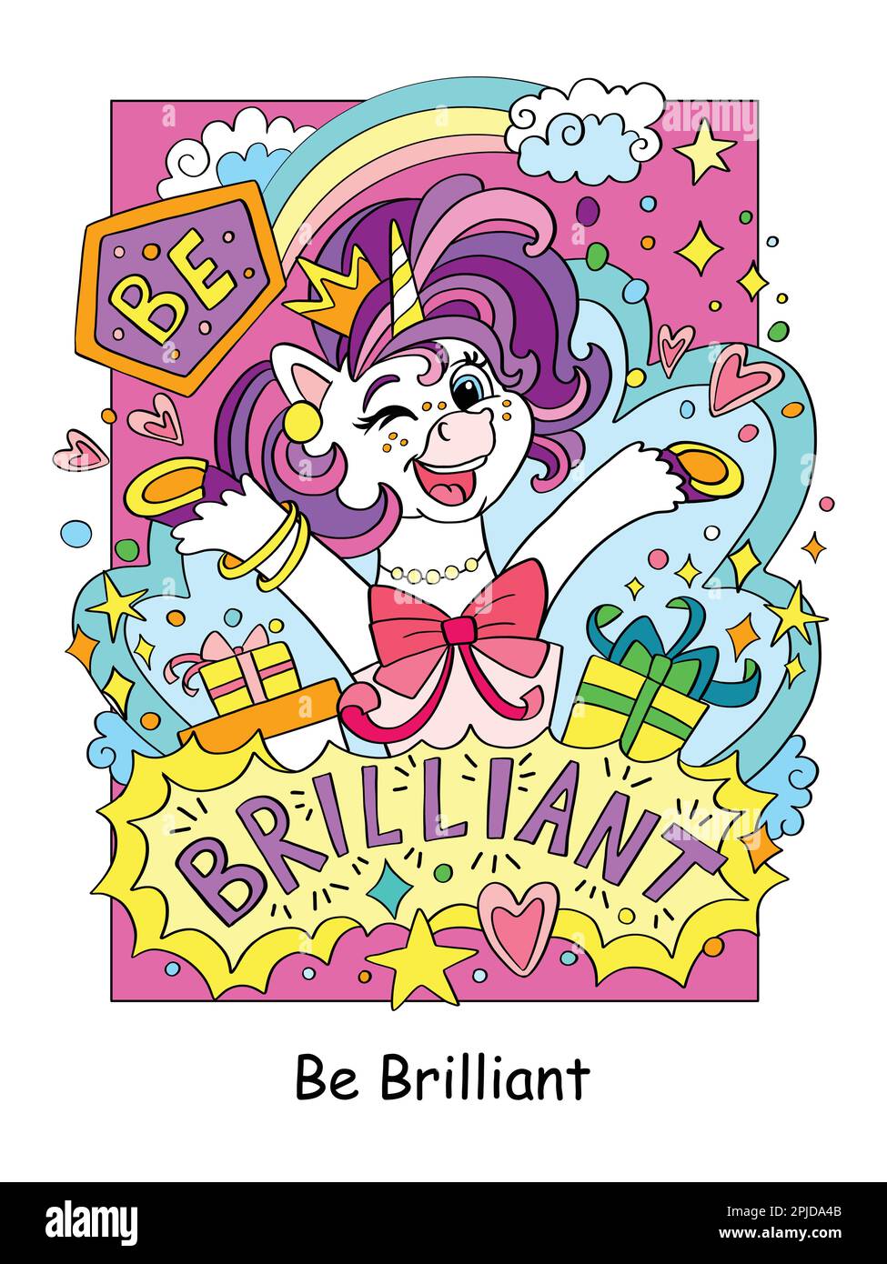 Einhorn poster -Fotos und -Bildmaterial in hoher Auflösung – Alamy