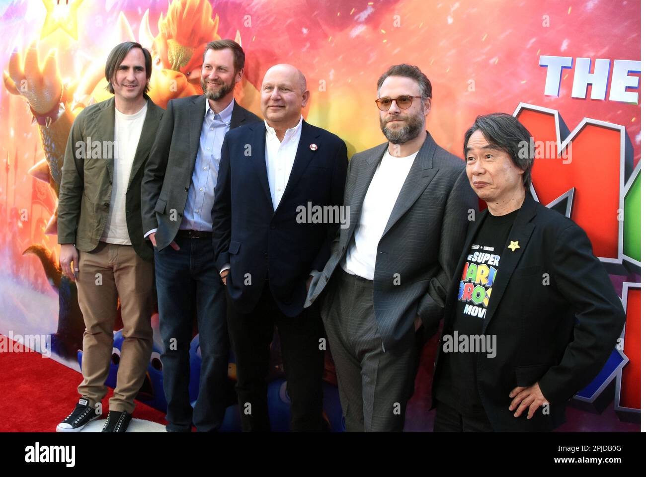 Los Angeles, Kalifornien, USA 1. April 2023 (L-R) Director Michael ...