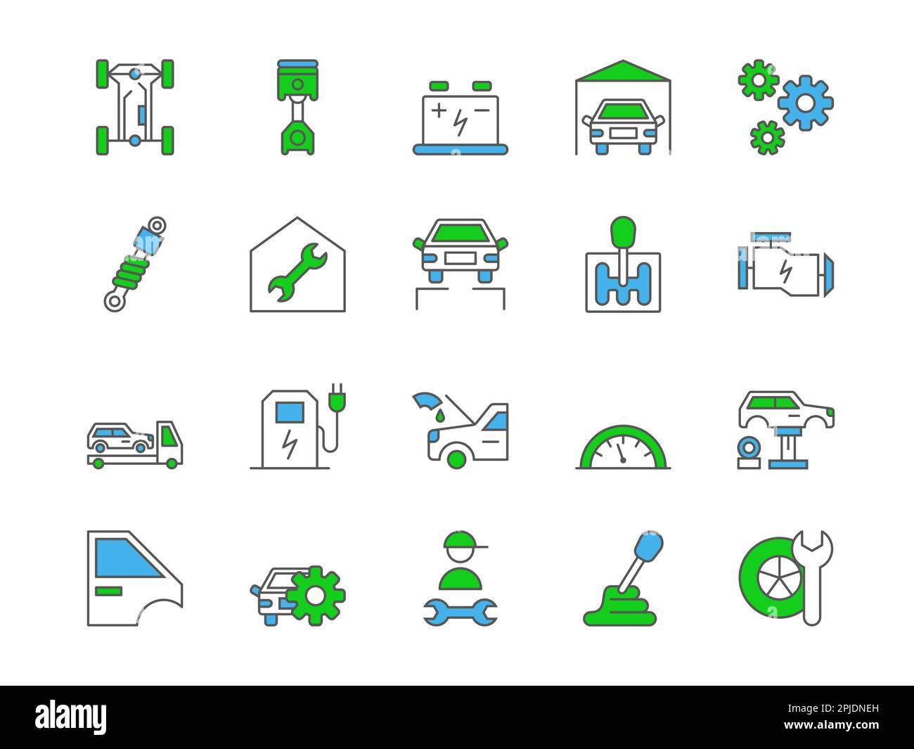 Kfz werkstatt piktogramm Stock-Vektorgrafiken kaufen - Alamy