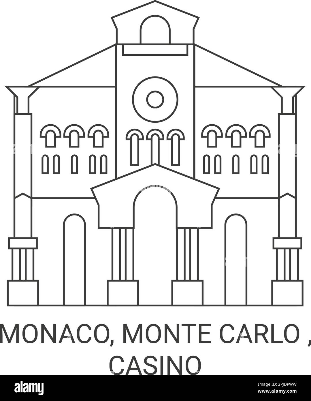 Monaco gebäude Stock-Vektorgrafiken kaufen - Alamy