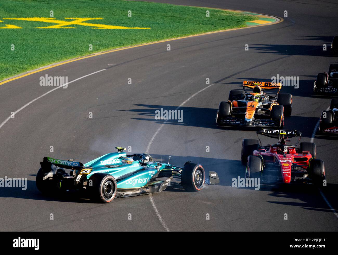 Melbourne, Australien. 2. April 2023. Reboot, #14 Fernando Alonso (ESP ...