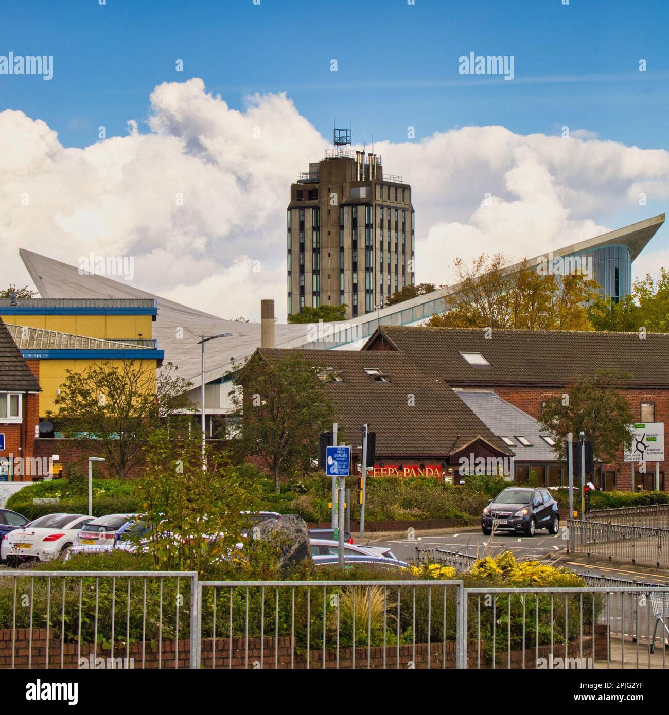 Der ehemalige Hauptquartier der North Wales Police Division, der vor ...