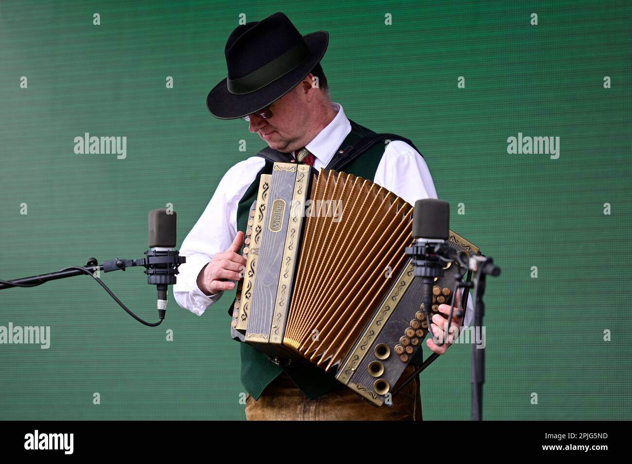 Wien, Österreich. 02. April 2023. Das steirische Dorf am Wiener ...