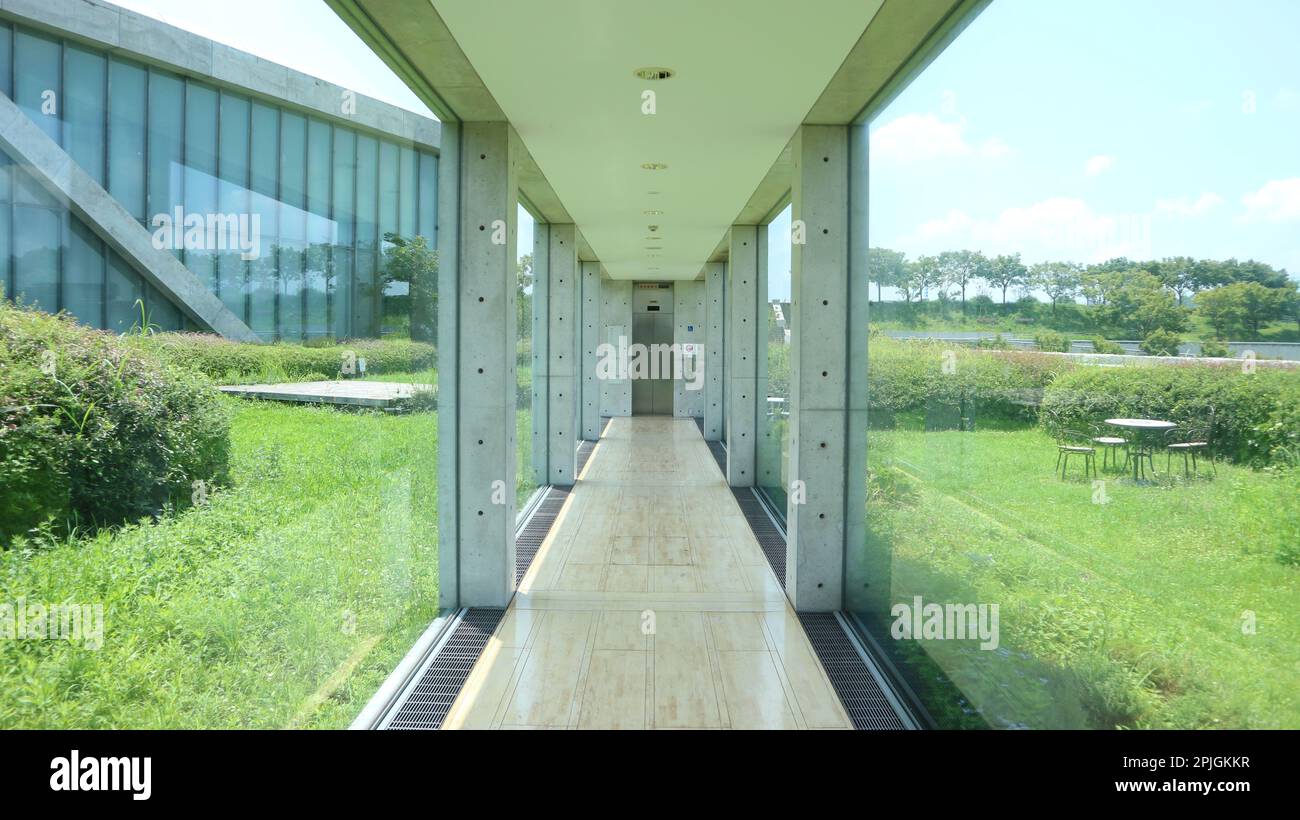 Sayamaike Museum der Präfektur Osaka von Tadao Ando: Wasser und ...