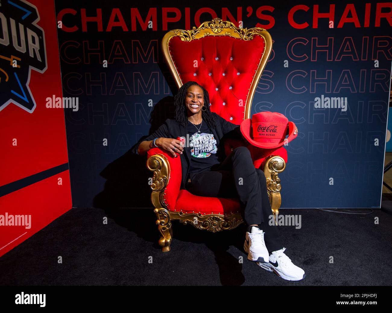 IMAGE DISTRIBUTED FOR COCA-COLA ZERO SUGAR - Tamika Catchings, enjoys a ...