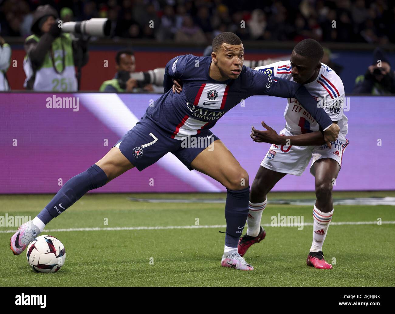 Paris, Frankreich - 02/04/2023, Paris, Frankreich - 02/04/2023, Kylian ...