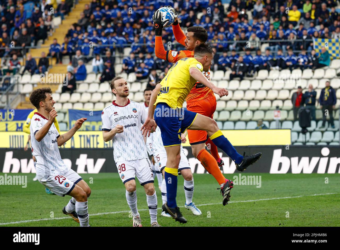 Alberto Braglia Stadium, Modena, Italien, 01. April 2023, Elhan Kastrati (Cittadella) beim Spiel ...