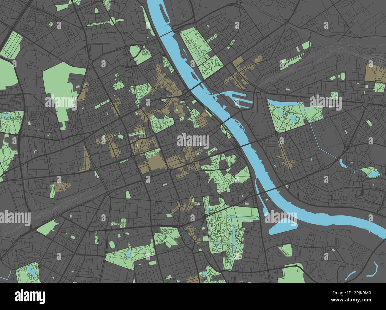 Warsaw map -Fotos und -Bildmaterial in hoher Auflösung – Alamy