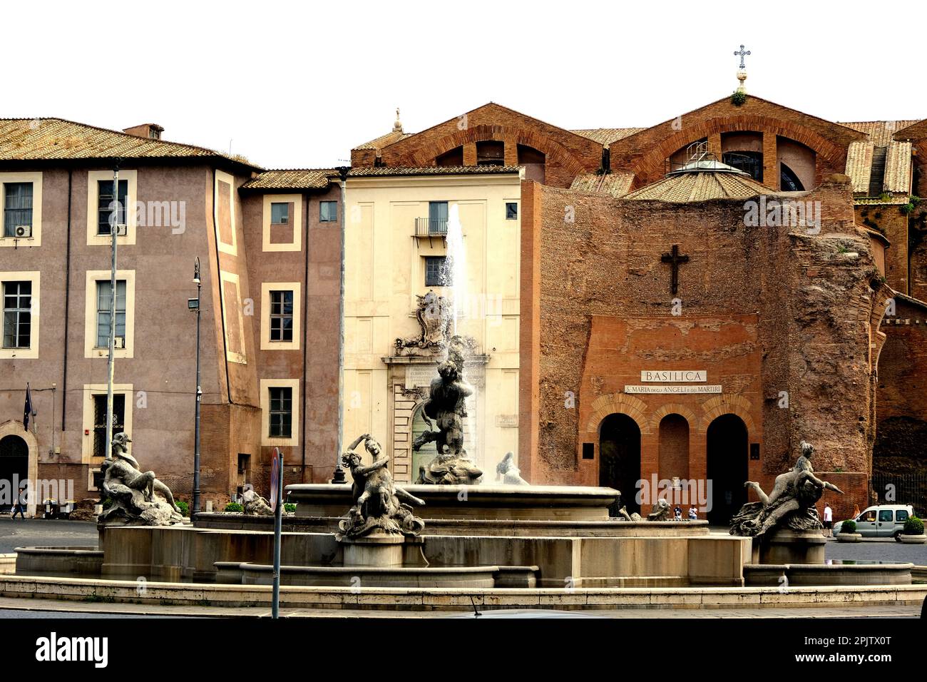 Basilica di santa maria degli angeli e dei martiri -Fotos und ...