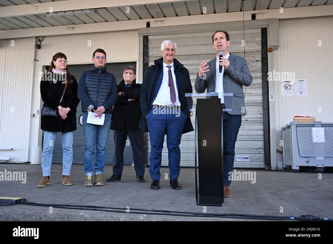 Stephane Layani, Präsident von Rungis International Market, Gregoire ...