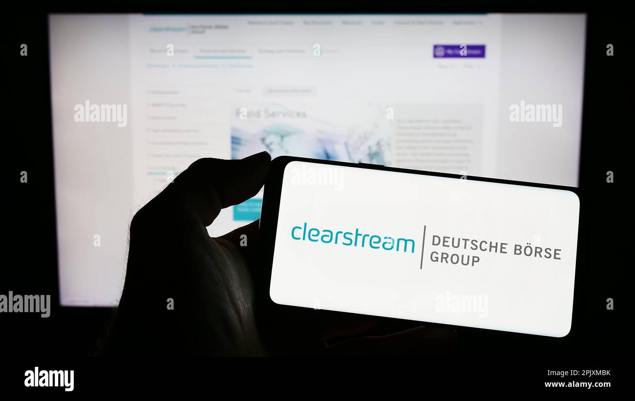 Clearstream logo -Fotos und -Bildmaterial in hoher Auflösung – Alamy