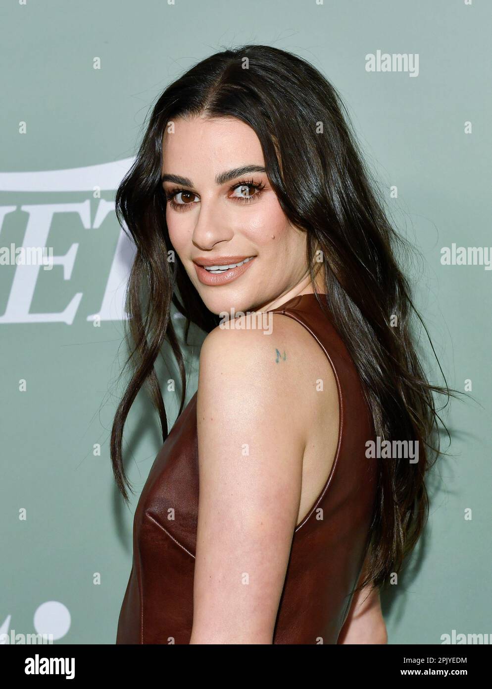 Lea Michele attends Variety's 2023 Power of Women New York event presented by Lifetime at The ...