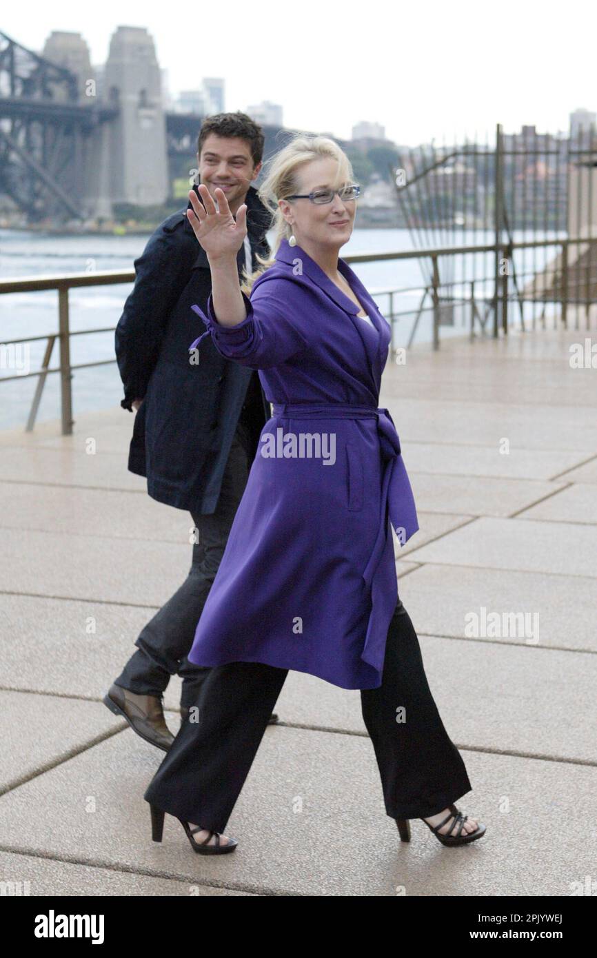Meryl Streep, Colin Firth und Dominic Cooper veranstalten eine ...