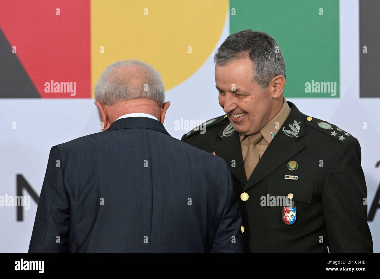 DF - BRASILIA - 04/04/2023 - BRASILIA, FEIERLICHE PRÄSENTATION DER KÜRZLICH BEFÖRDERTEN GENERÄLE ...