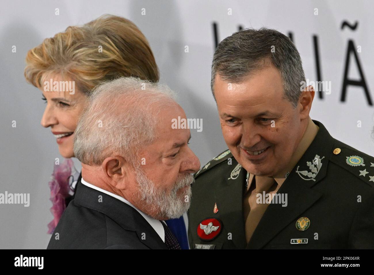 DF - BRASILIA - 04/04/2023 - BRASILIA, FEIERLICHE PRÄSENTATION DER KÜRZLICH BEFÖRDERTEN GENERÄLE ...