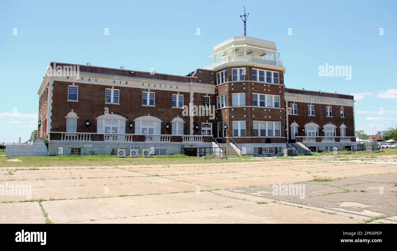 Floyd Bennett Field, Art déco-Gebäude des ehemaligen Hauptterminals und ...